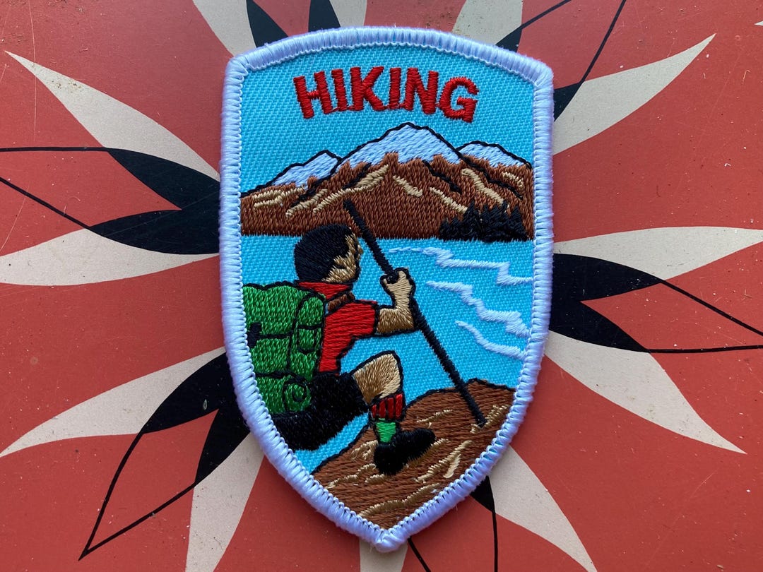 Vintage Hiking Patch - Etsy