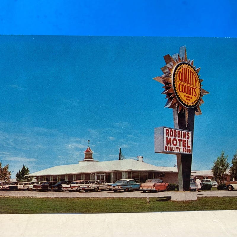 Motel Postcards - Etsy