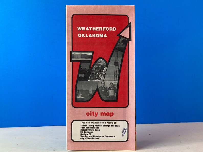 Weatherford City Map - Etsy