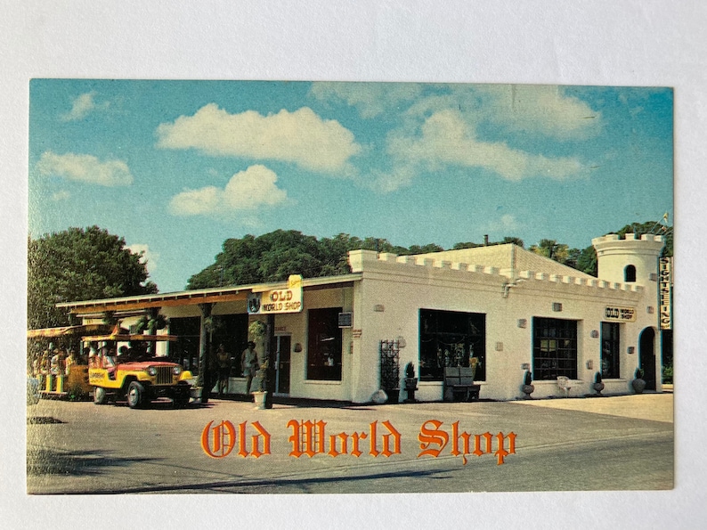 Old World Shop St. Augustine Postcard - Etsy