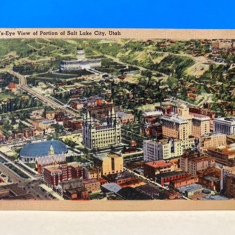 Salt Lake City Post Cards - Etsy