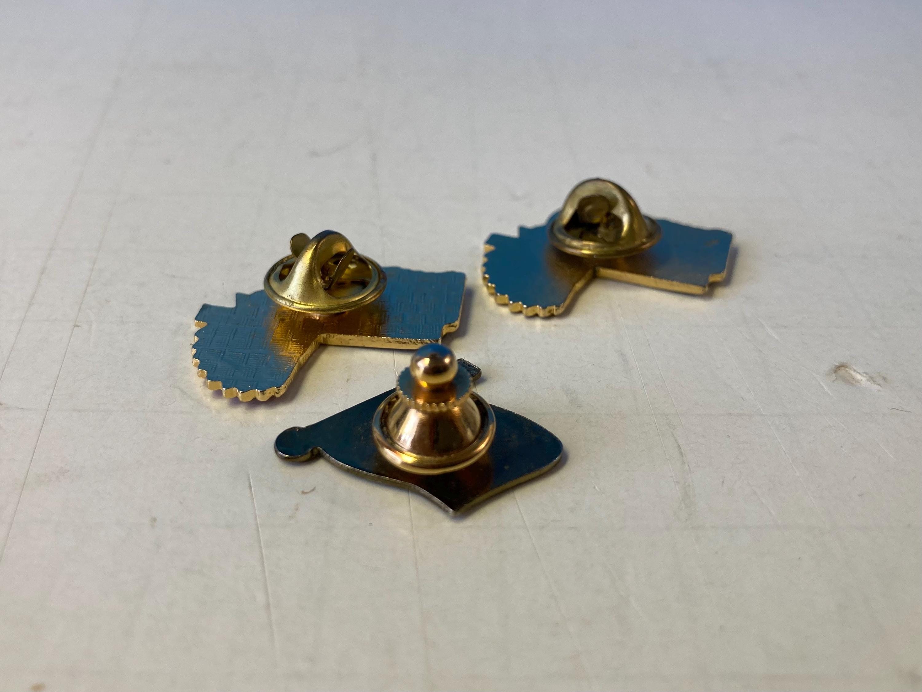Vintage Oklahoma Enamel Pin Button - Etsy