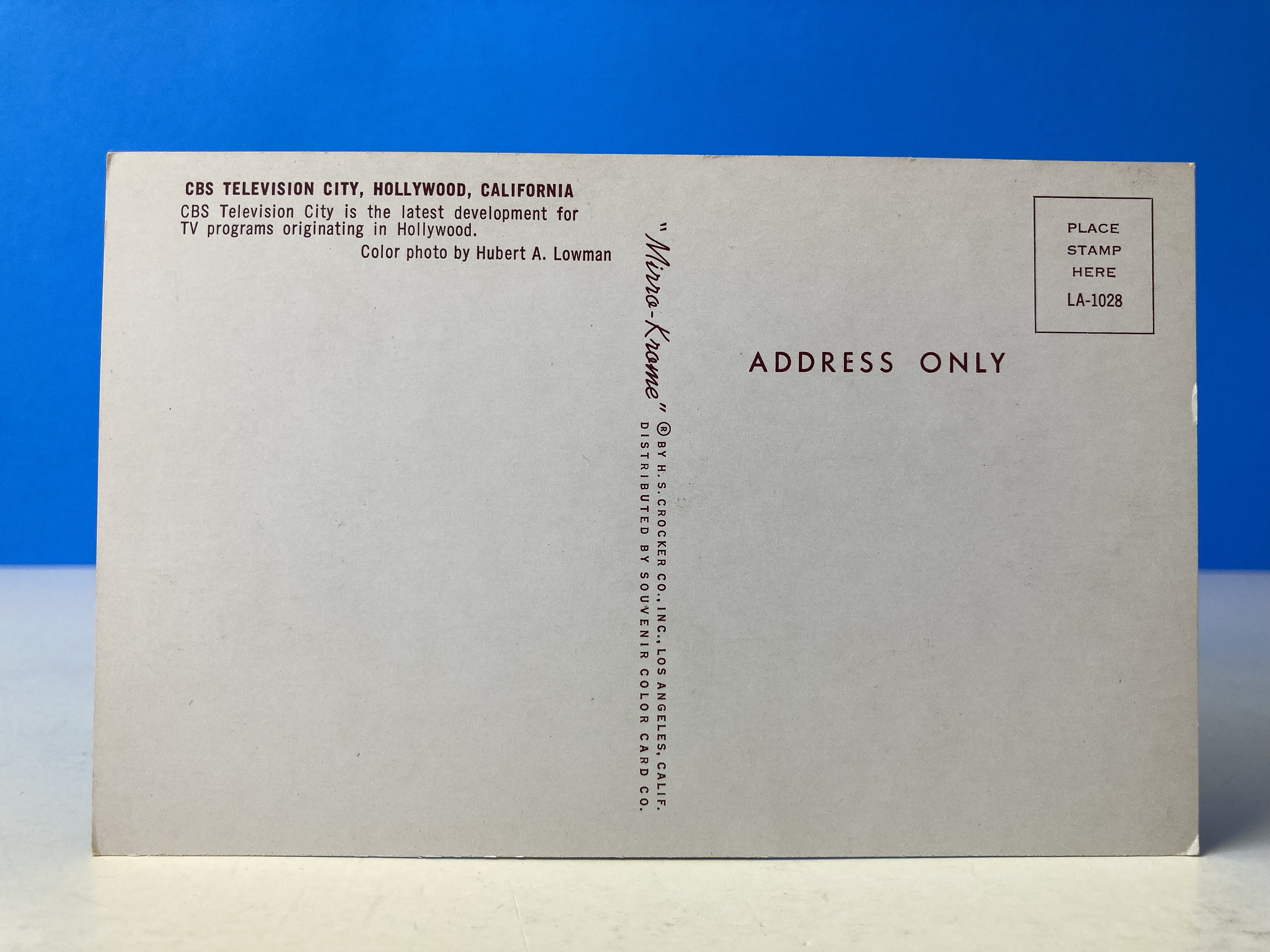 CBS Television City Postcard - Etsy
