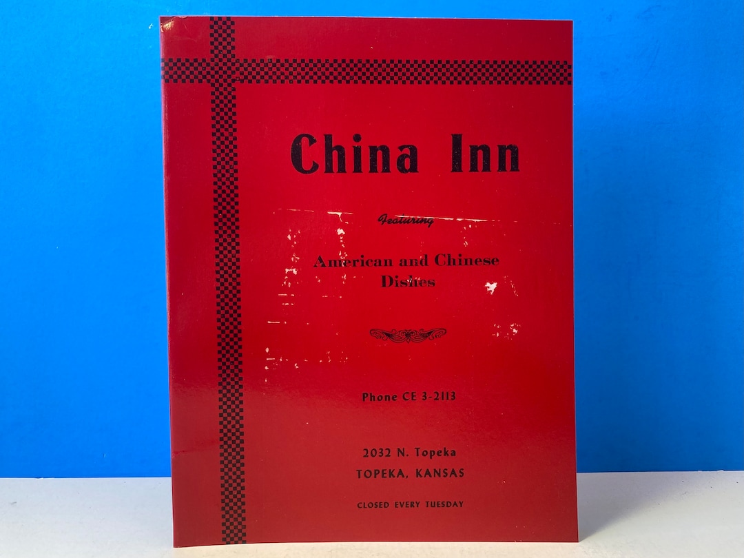 China Inn Menu Topeka - Etsy