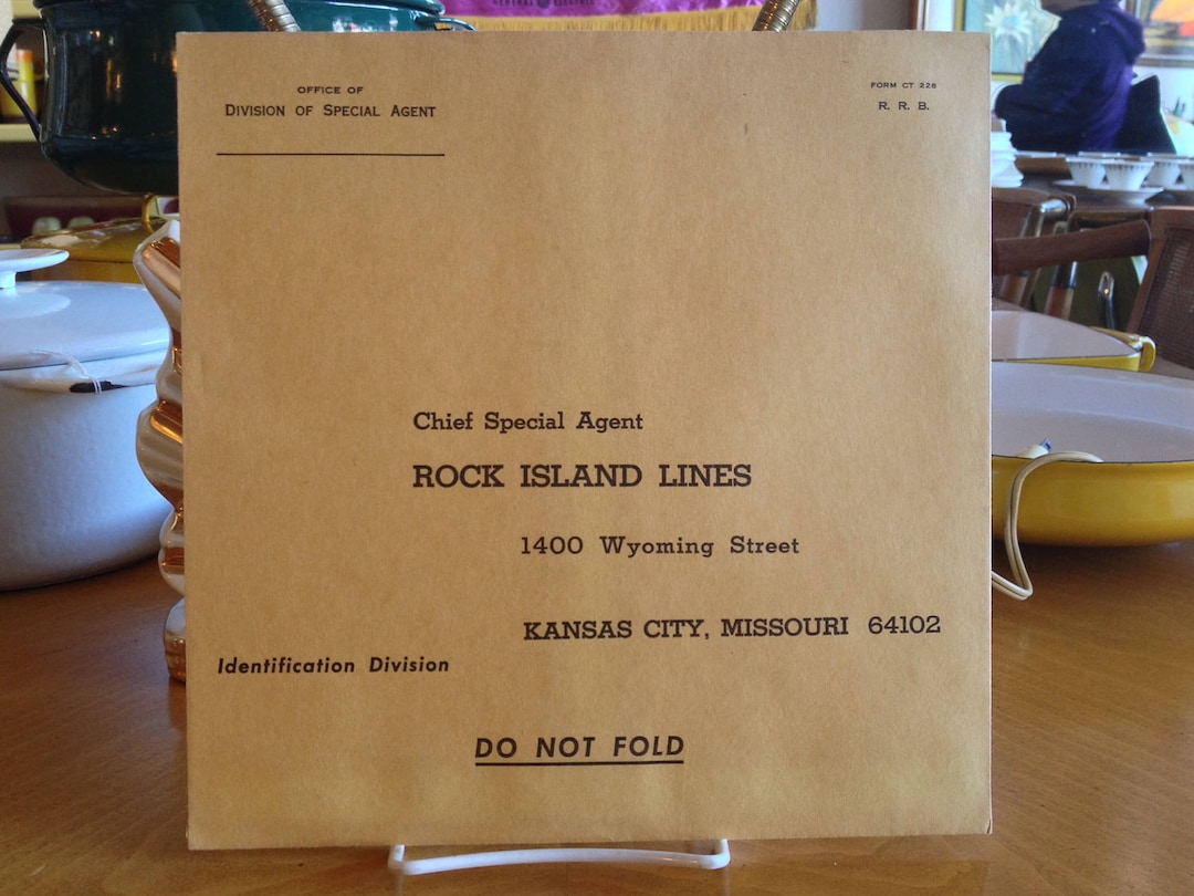 Rock Island Lines Envelope - Etsy