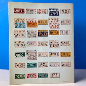 License Plates 1980 Guide | Etsy