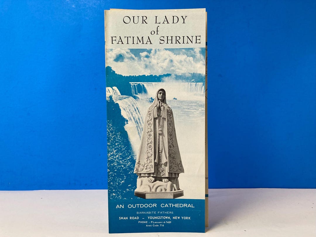 Our Lady of Fatima Shrine Brochure - Etsy