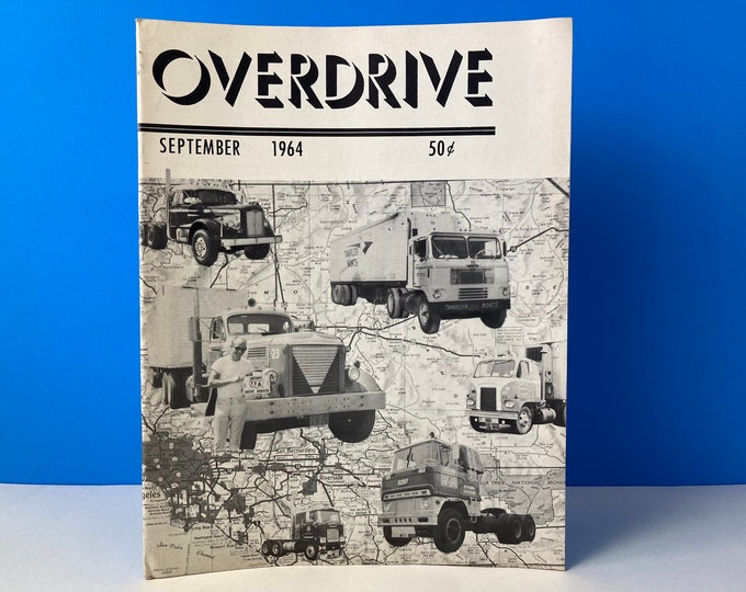 Overdrive Trucking Magazine September 1964 - Etsy