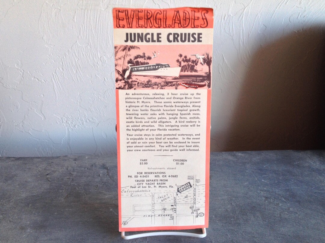 Everglades Jungle Cruise Brochure - Etsy