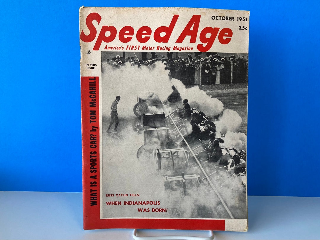 Speed Age Magazine October 1951 - Etsy