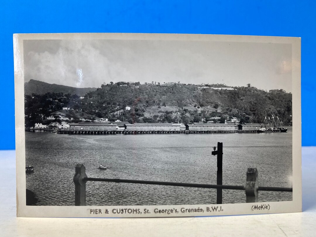 Pier & Customs St. George's Grenada RPPC - Etsy