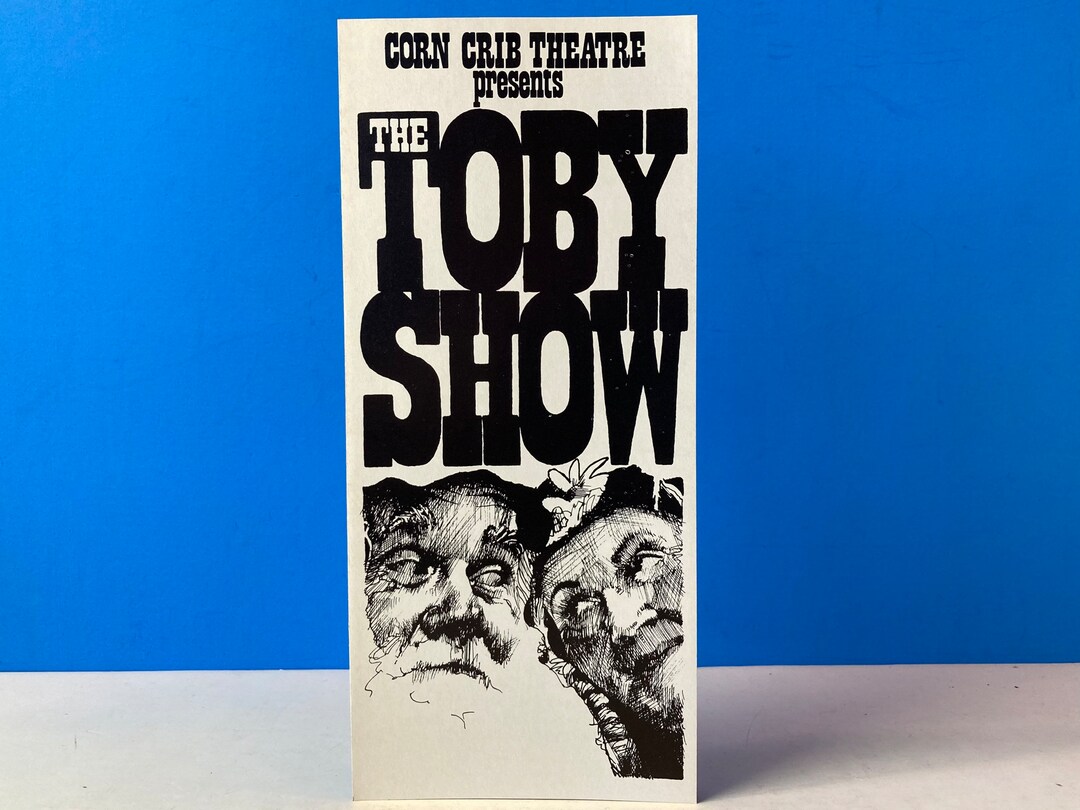 Corn Crib Theatre Presents the Toby Show Brochure Branson - Etsy