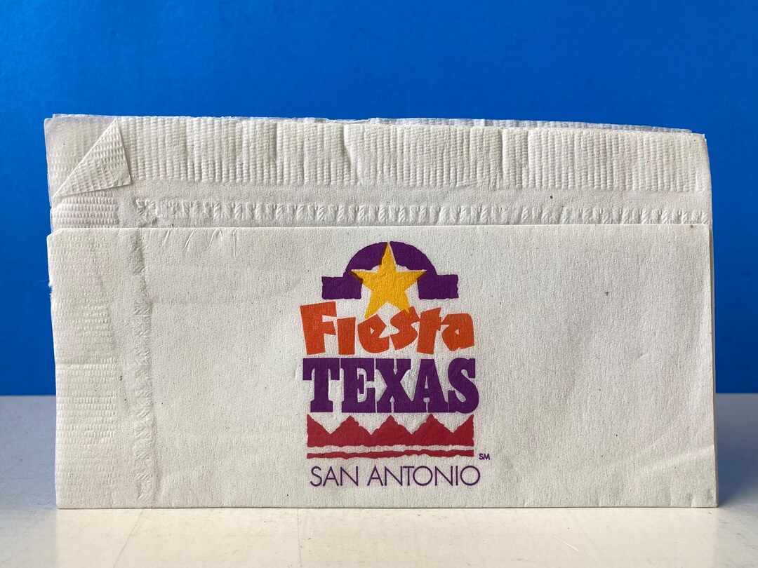 Fiesta Texas Napkin San Antonio - Etsy