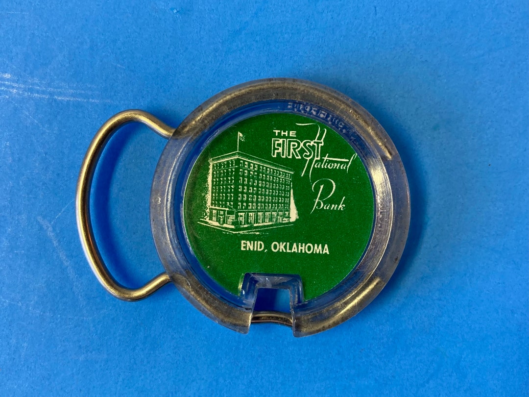 The First National Bank Key Fob Enid Oklahoma - Etsy