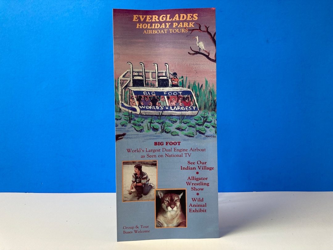 Everglades Holiday Park Brochure - Etsy
