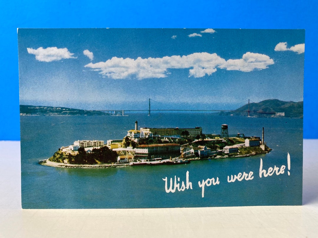 Alcatraz Wish You Were Here! Postcard - Etsy