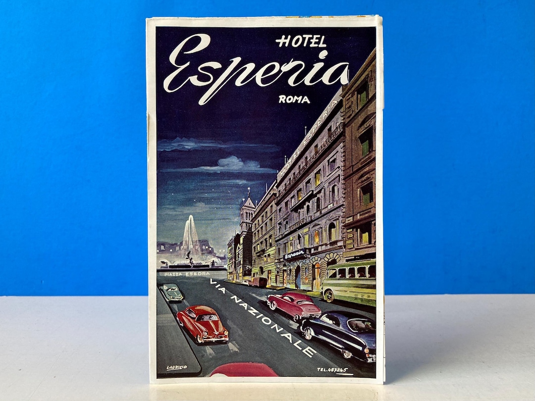 Hotel Esperia Brochure Rome - Etsy