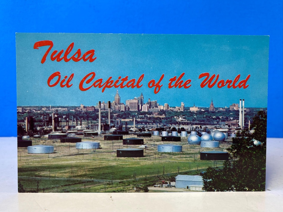 Tulsa Oil Capital of the World Postcard - Etsy