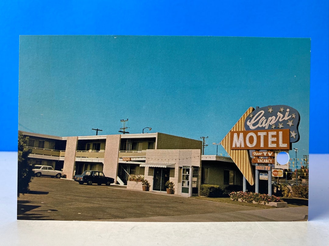 Capri Motel Postcard - Etsy
