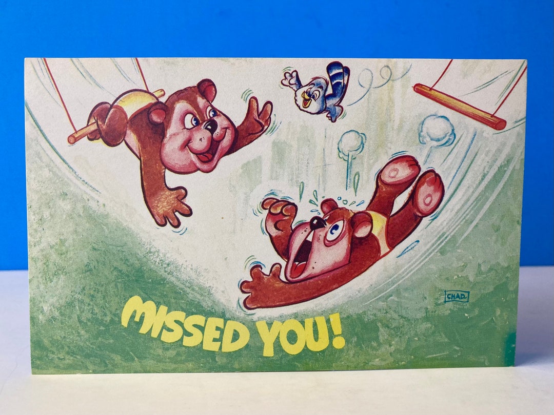 Missed You Sunday School Reminder Postcard Etsy