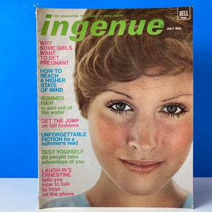 Ingenue Magazine July 1972 - Etsy