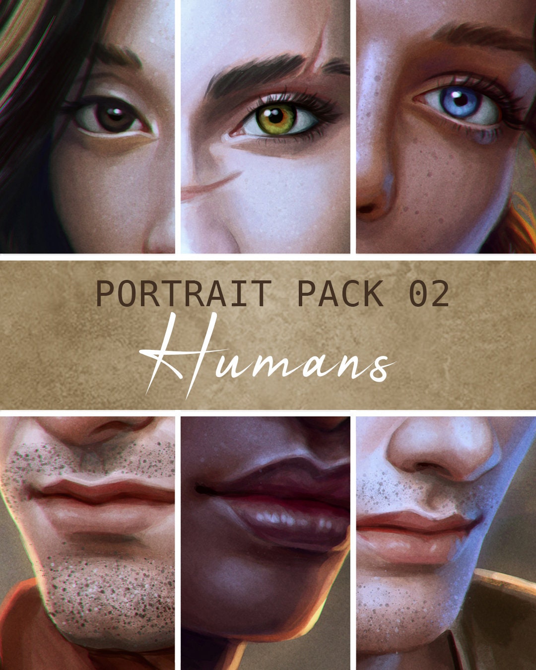 Portrait Pack 02 - Humans - Etsy