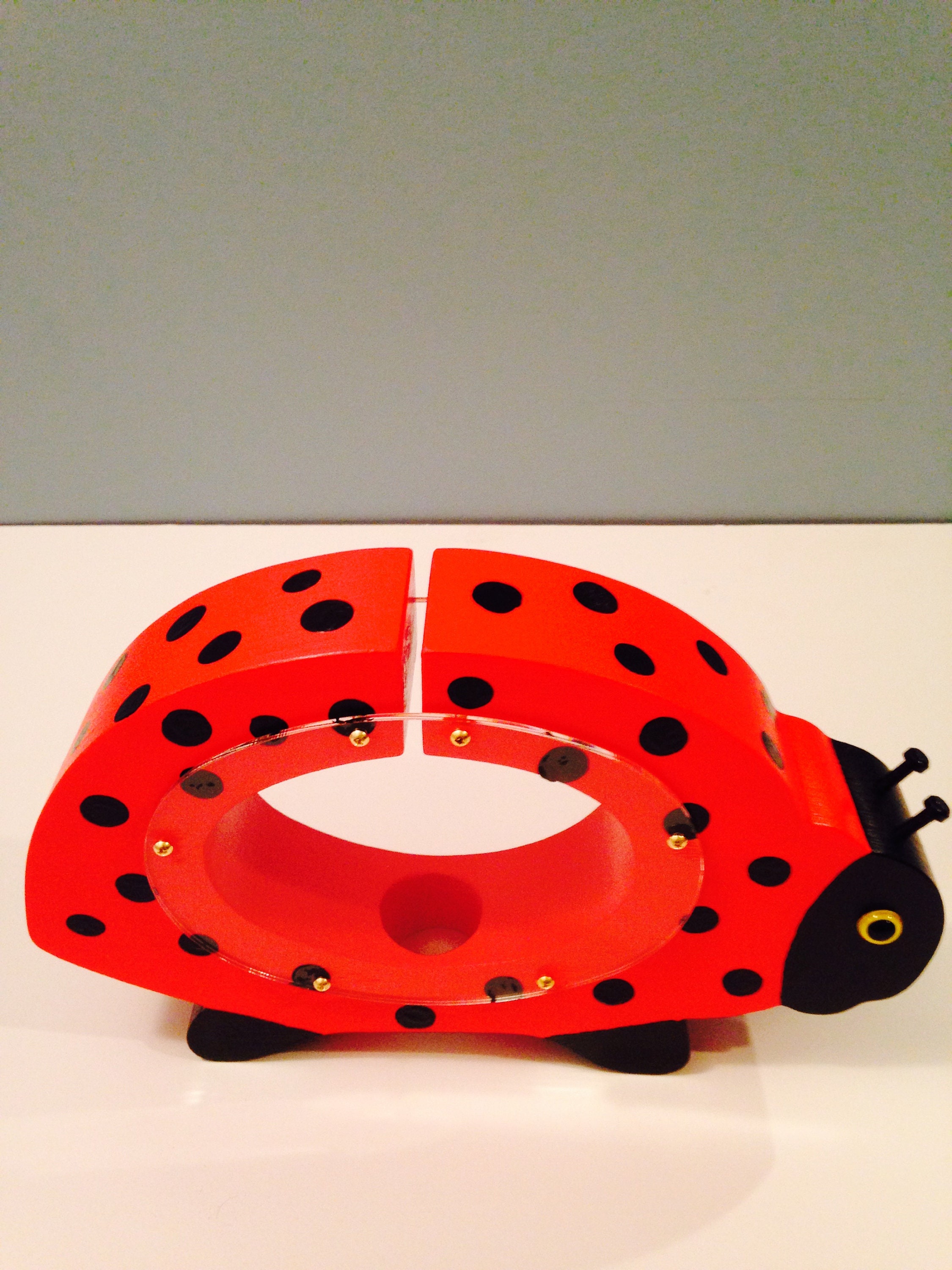 Handmade Wooden Ladybug Bank: Kids Coin Bank - Etsy