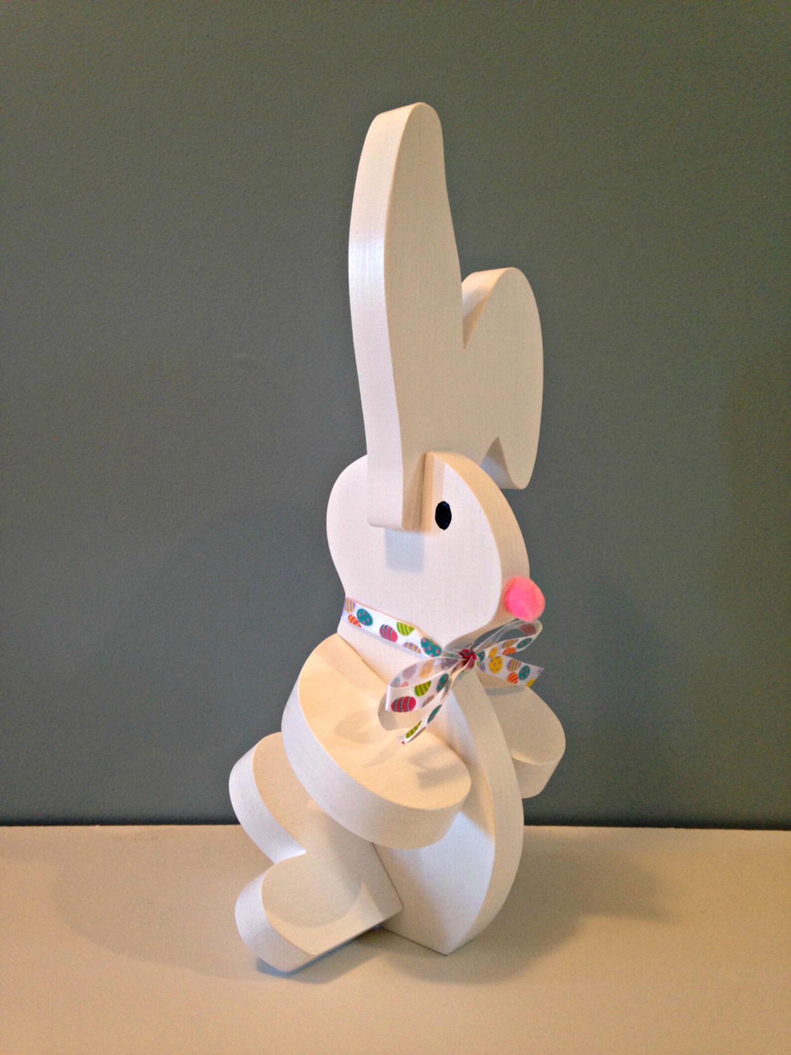 Wooden Rabbit -- Wooden Bunny -- Holiday Decoration -- Baby Gifts - Etsy