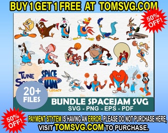 Space Jam Svg - Etsy