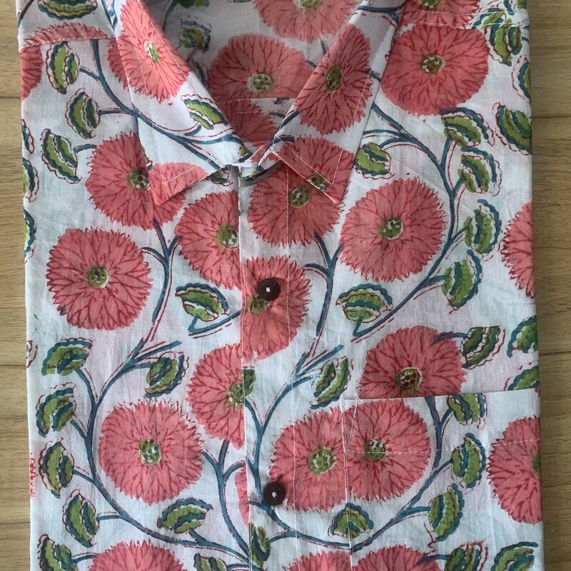 Block Printed Shirt - Etsy