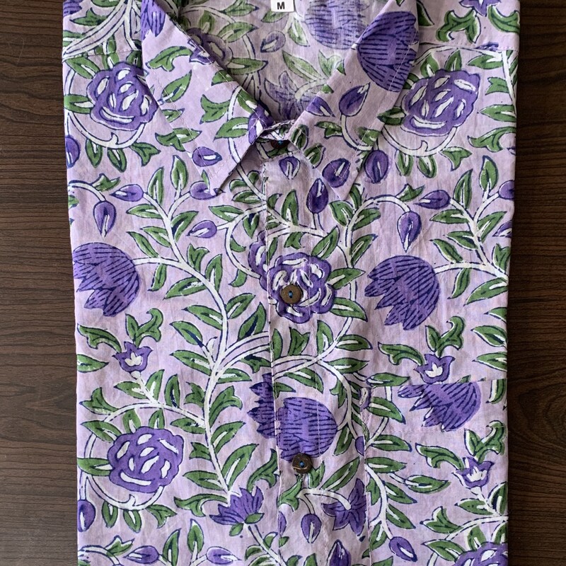 Block Printed Shirt - Etsy