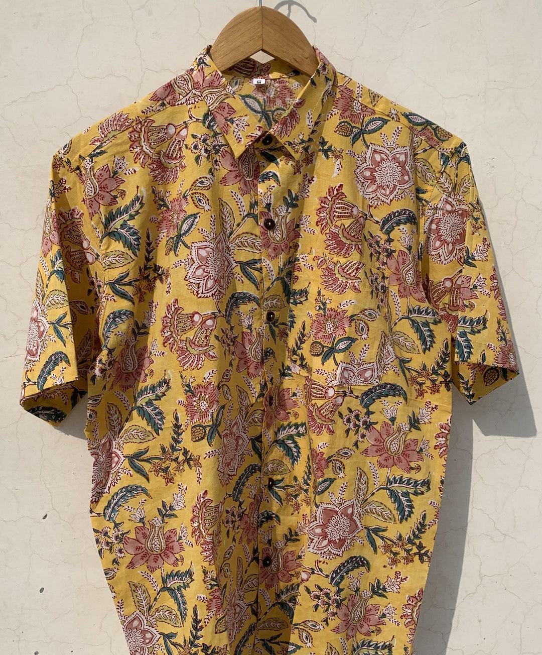 Block Print Cotton Shirts , Mens / Womens Shirt , Hand Block Printed ...