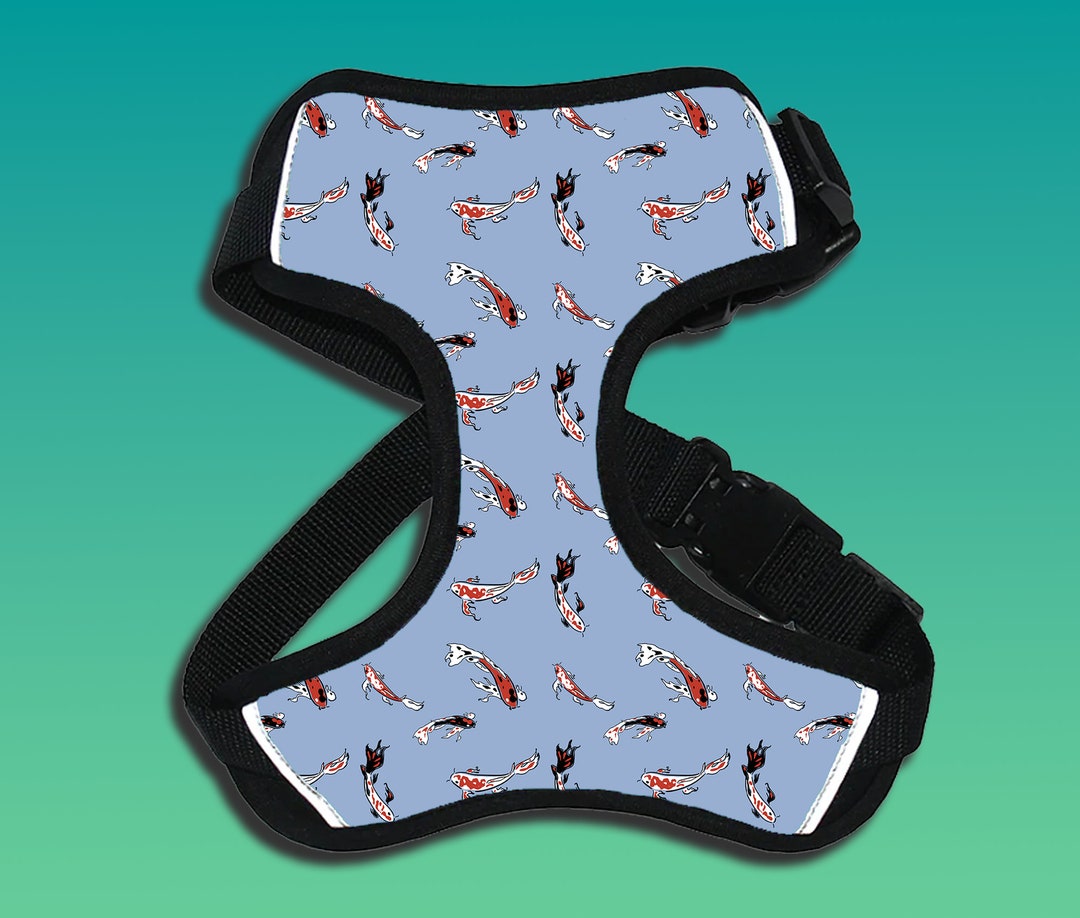 Koi Fish Dog Harness, Koi Dog Harness, Fish Dog Harness, Japanese Style ...