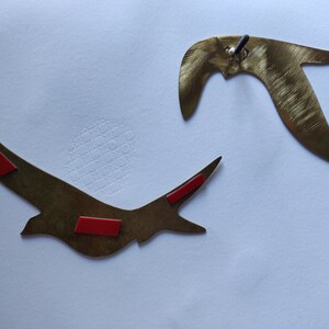 Bird Wall Art, Brass 14 Pieces, Black, Metal, Copper, Steel Birds, Wall ...