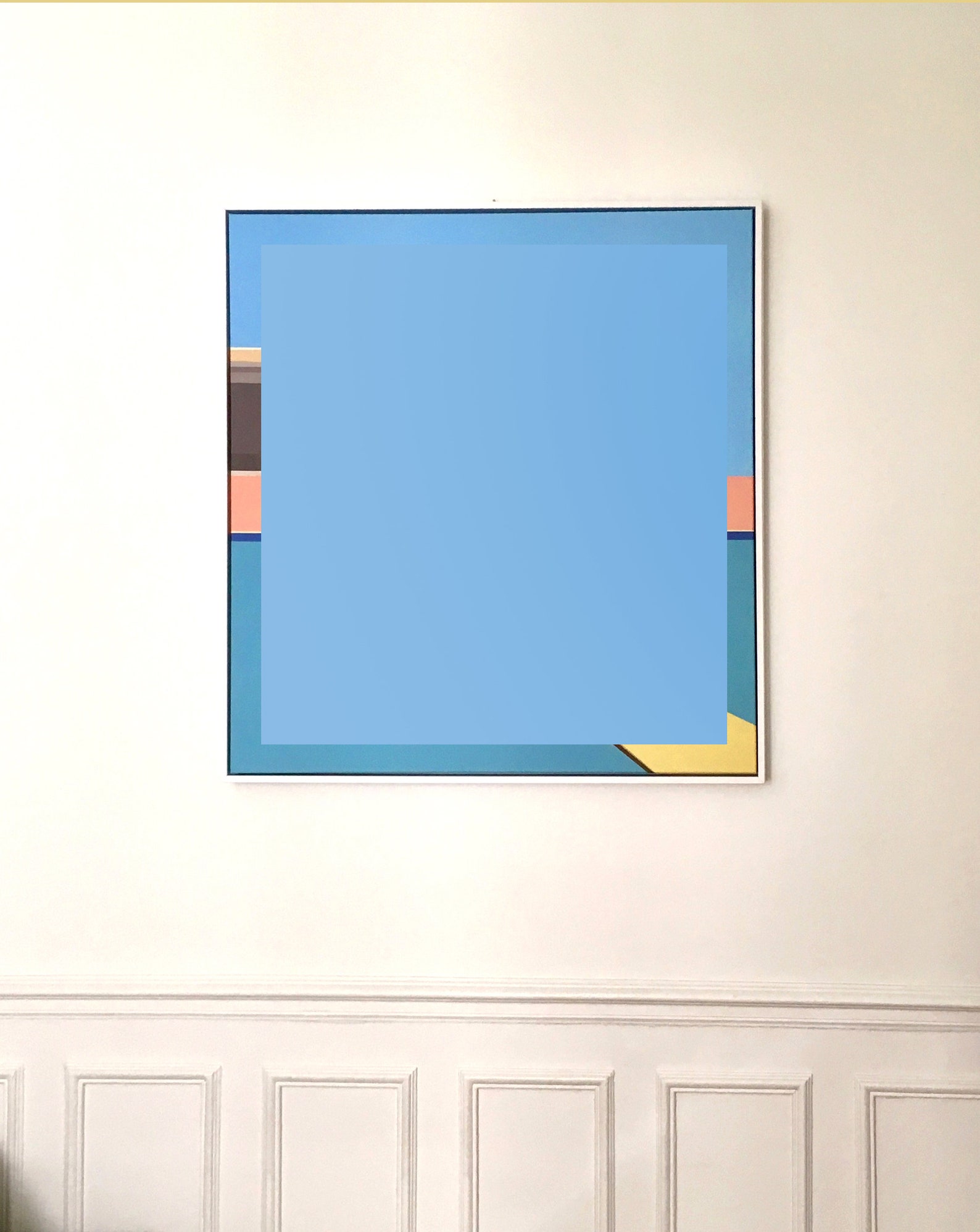 Canvas Print With Floating FRAME : Cotton Canvas With Wooden Frame - Etsy