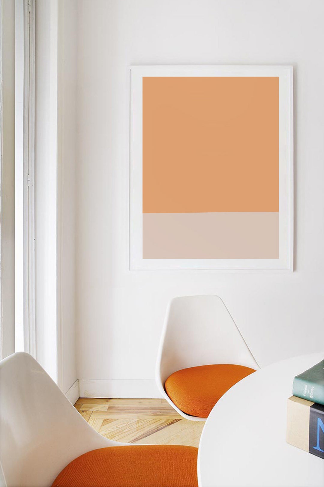 Sand Landscape Abstract Wall Art Print Poster in Brown Color Palette - Etsy