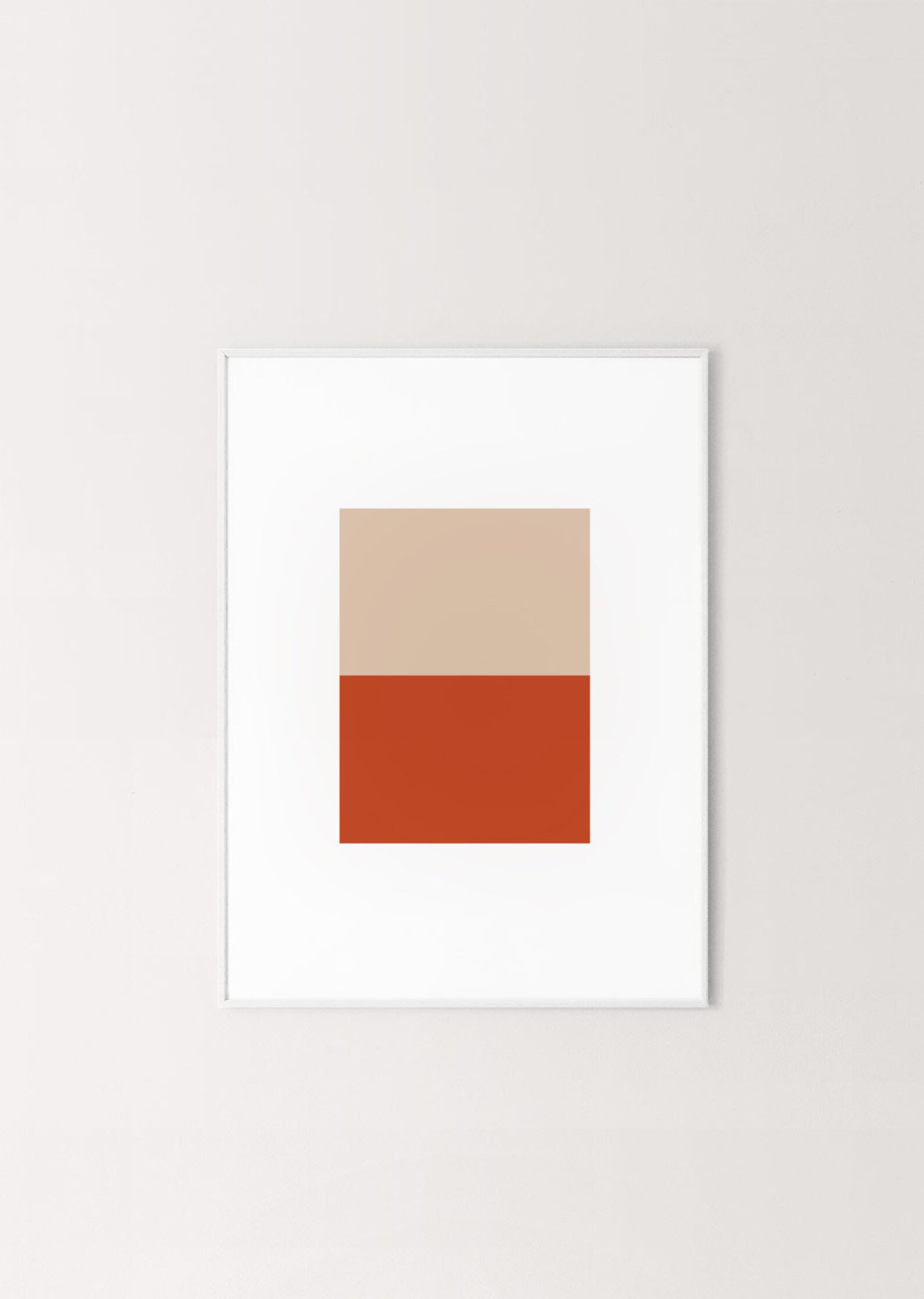 Color Blocking Abstract Wall Art Modern Art Print Art & - Etsy
