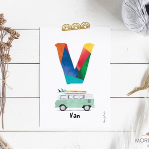 A-Z Transportation Alphabet Printable Flashcards, Preschool Printable ...