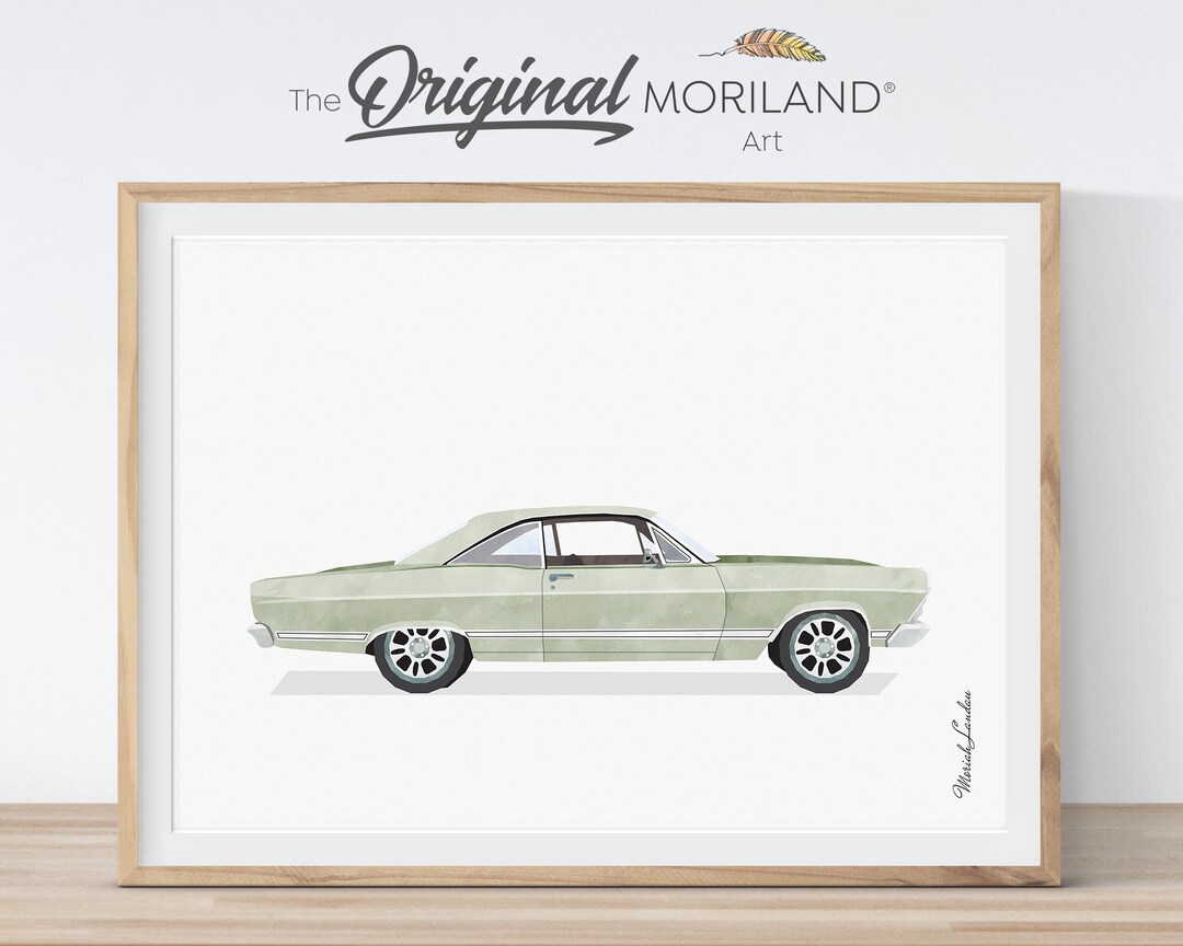 Classic Car Print, Car Print, Transportation Wall Art, Car Printable ...