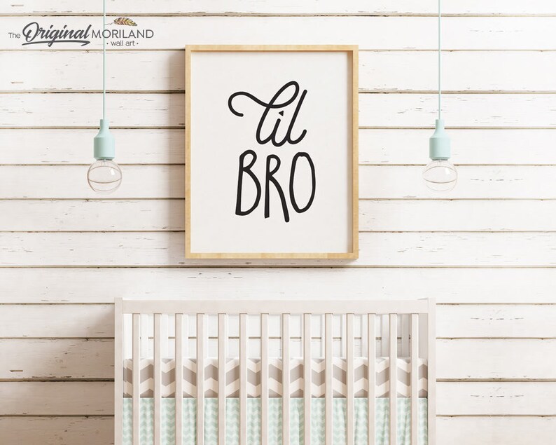Little Brother Print Lil Brother Wall Decor Little Brother - Etsy