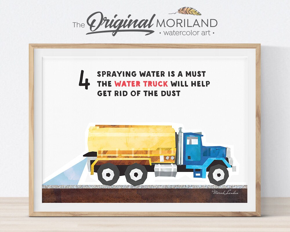 How To Build a Road by MORILAND Educational Wall Art Set | Etsy