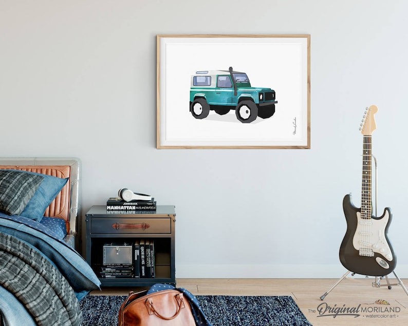 4x4 Print SUV Printable Wall Art Transportation Print | Etsy