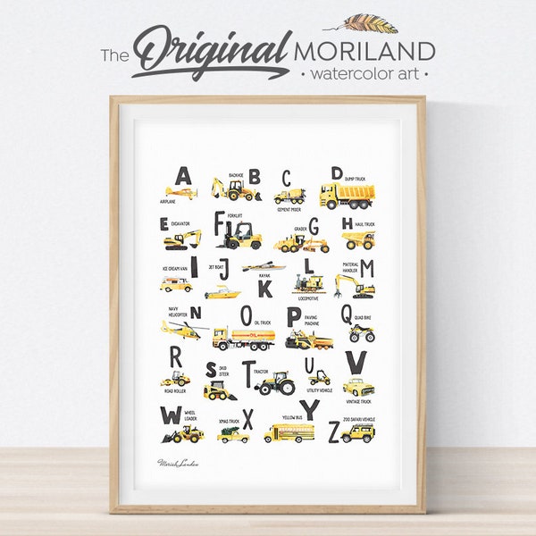 Transportation Alphabet - Etsy