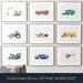 Red Convertible Car Print, Classic Sports Car Wall Art (digital ...