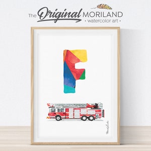 Alphabet Print Letter F Print Personalized Name Print - Etsy