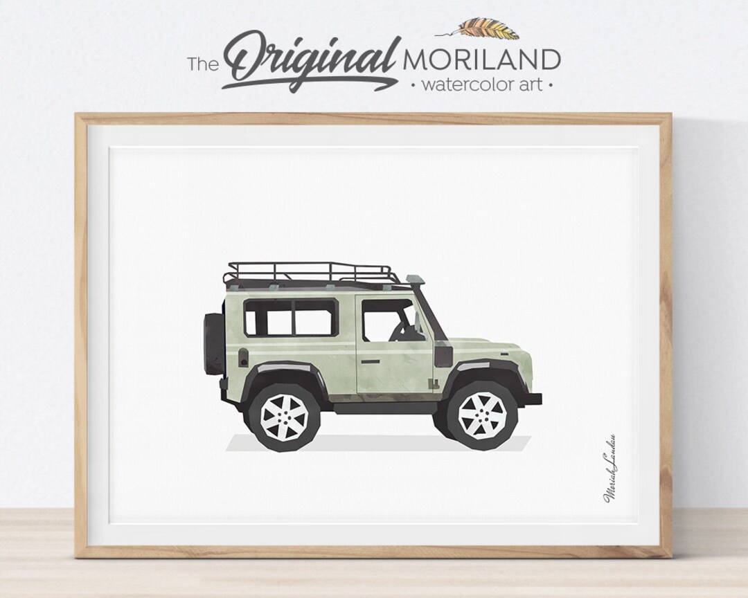 Sage Green SUV Car Print, Transportation Wall Art (digital Download) - Etsy