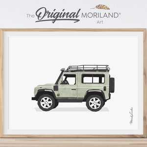Sage Green Vehicle Art Prints Printable Set of 6 Boy Nursery Decor ...