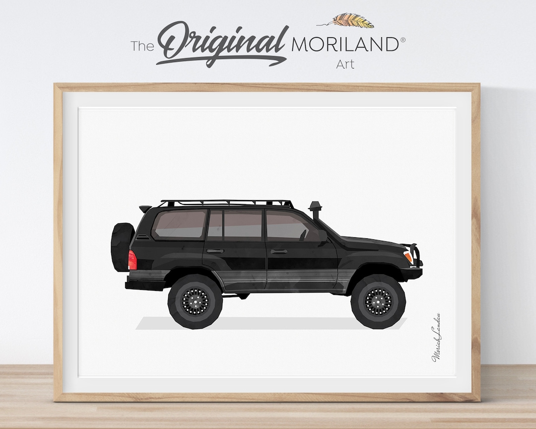 Black SUV Print, Printable SUV Wall Art, Transportation Decor ...
