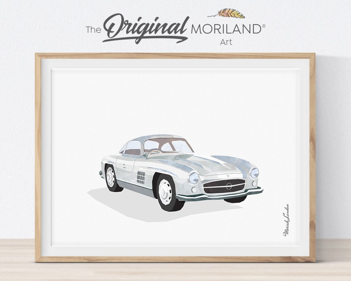 Car Print Classic Car Art Sports Car Print Car Printable | Etsy