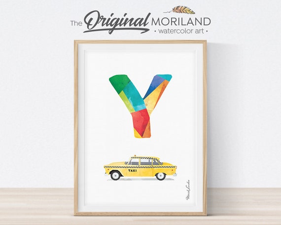 Alphabet Print Letter Y Print Personalized Name Print ABC | Etsy